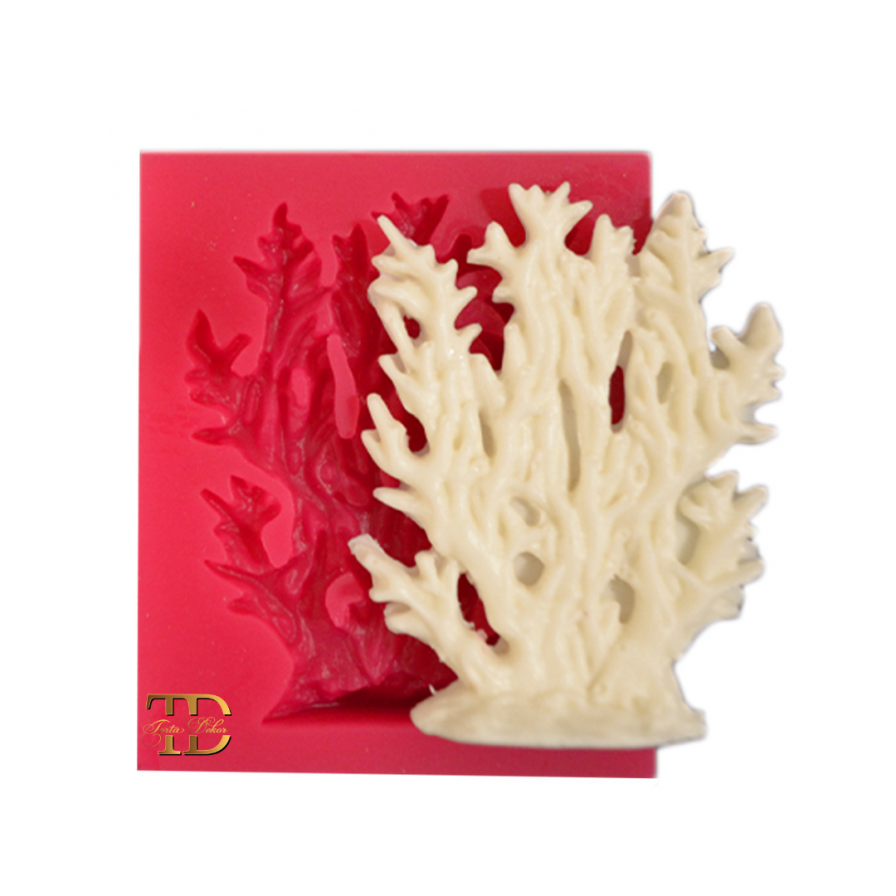 Torta Dekor | Silikonski Kalup - KORAL (5.5x7cm) Cesil